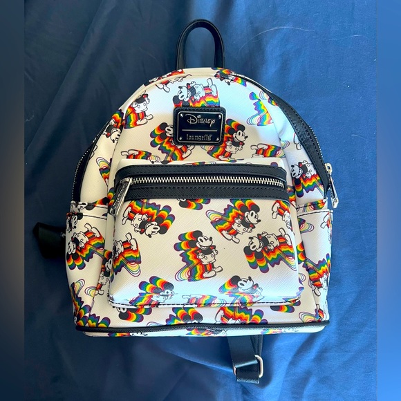 Loungefly | Bags | Loungefly Exclusive Rare Mickey Mouse Pride Mini ...